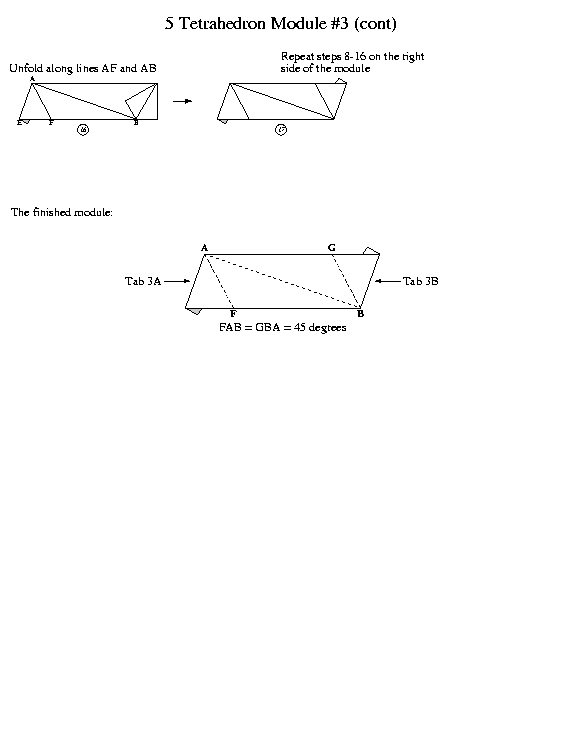 5 Tetrahedron Module #3